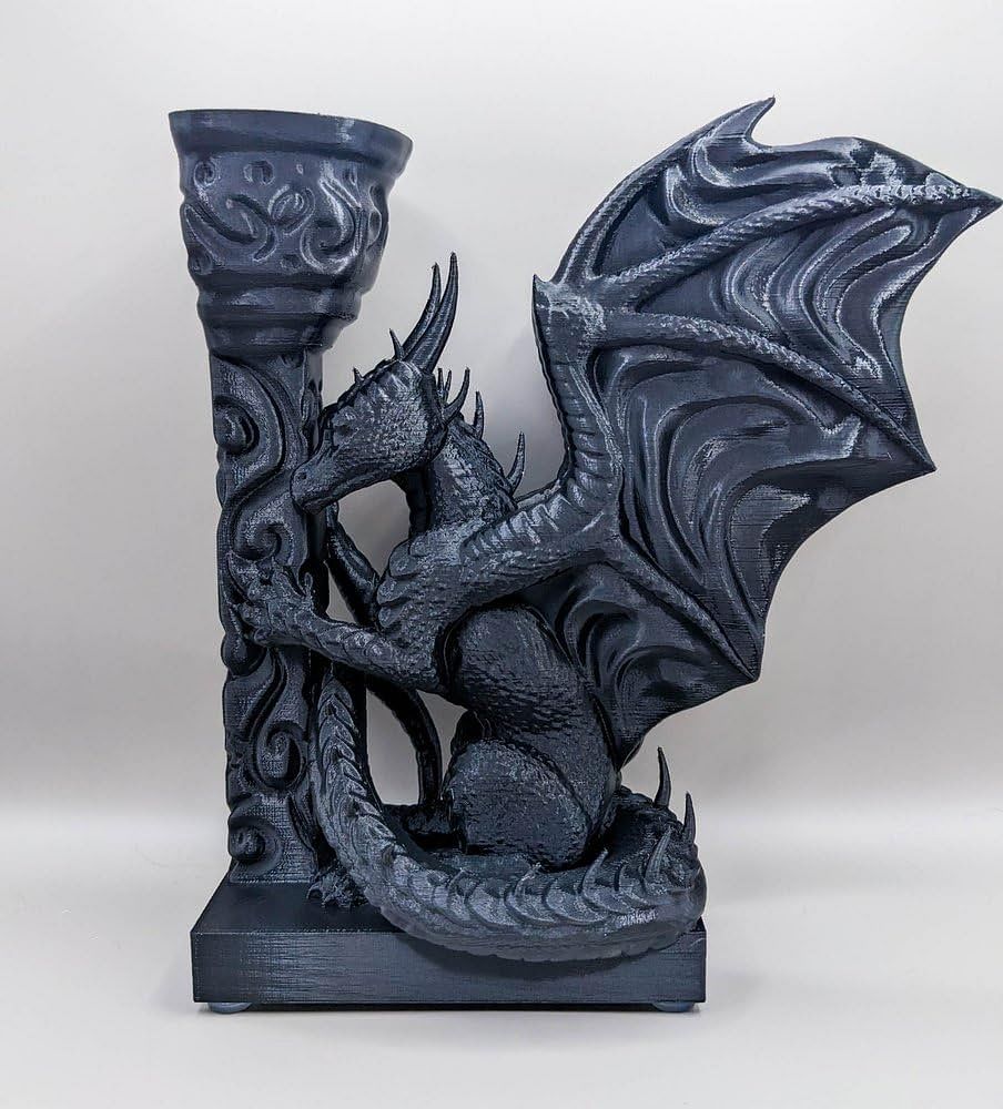 Dragon sculpture with wings showpiece figurine statue – Celestial Crafts