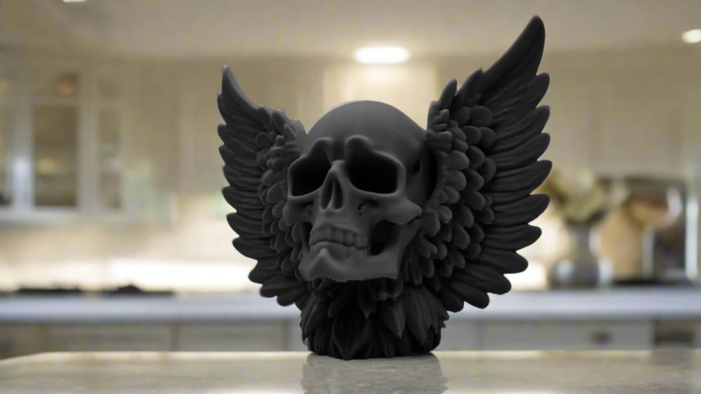 Skull with Wings – Celestial Crafts