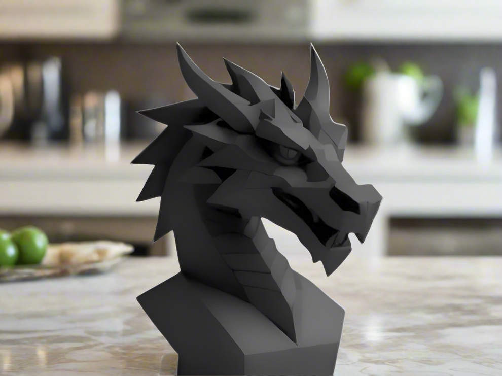 Modern Art Dragon Sculpture – Celestial Crafts