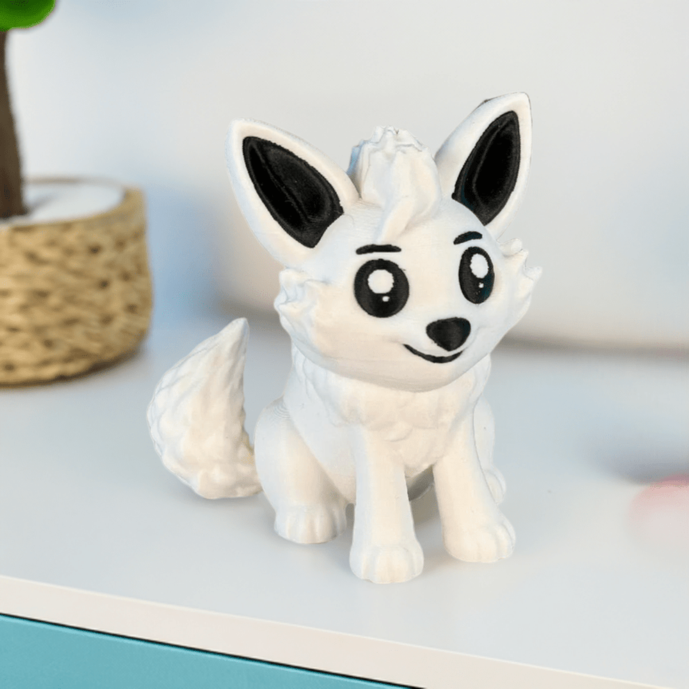 Adorable 3D Printed Fox Figure - Celestial Crafts