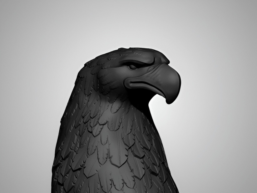 Majestic 3D Printed Eagle Statue - Celestial Crafts