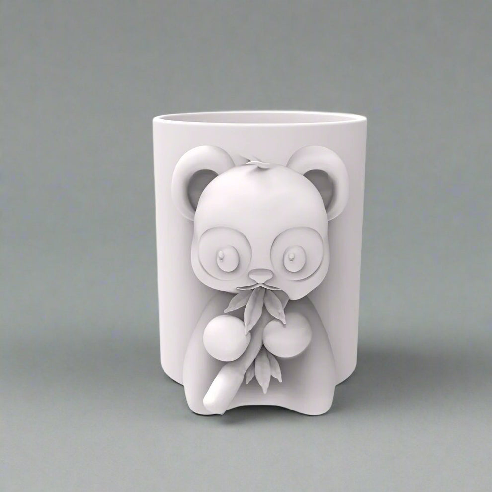Panda Pen Pot - Cute Animal Desk Organizer - Celestial Crafts