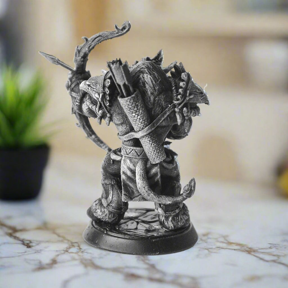 Tribal Heritage Hunter Figurine - Mythical Warrior - Celestial Crafts